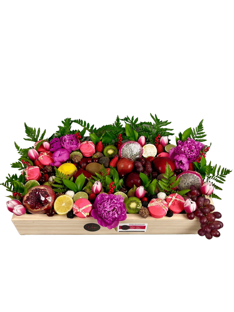 Gift Box with Fruits - Fresh Fruits Gift Box by WOW Bouquet
