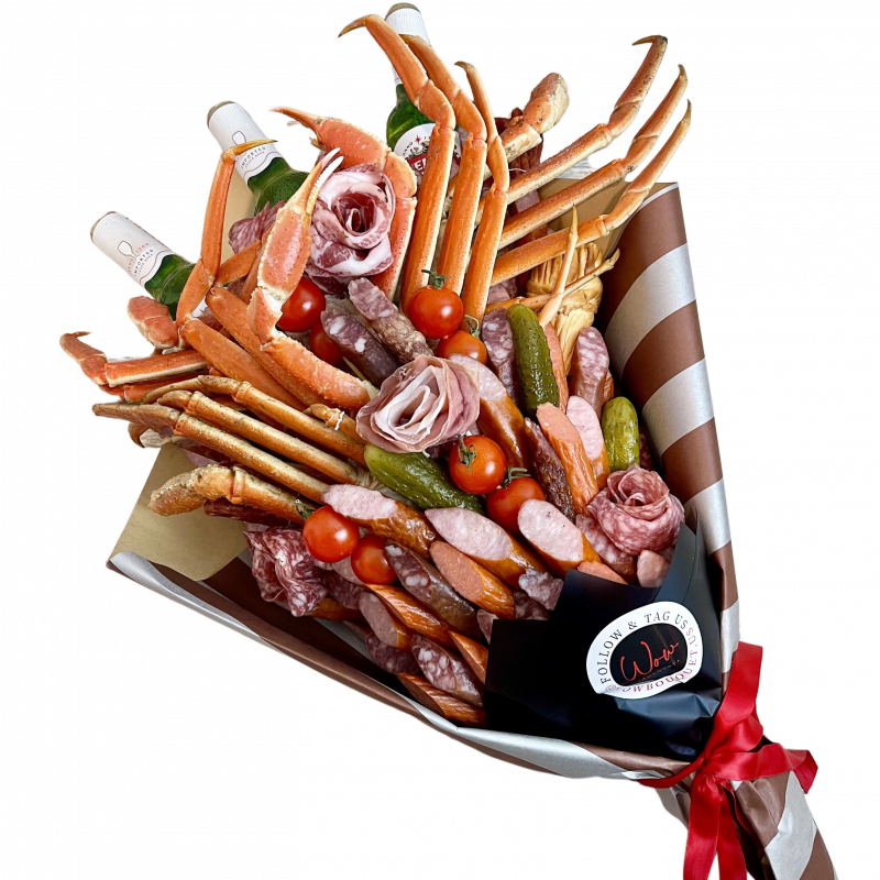 Father's Day Meat and Cheese Bouquet - Unique Gift For Dads